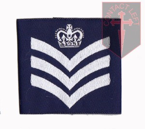 Pair of Official Flight Sergeant Royal Air Force Rank Slides RAF ( NEW ...