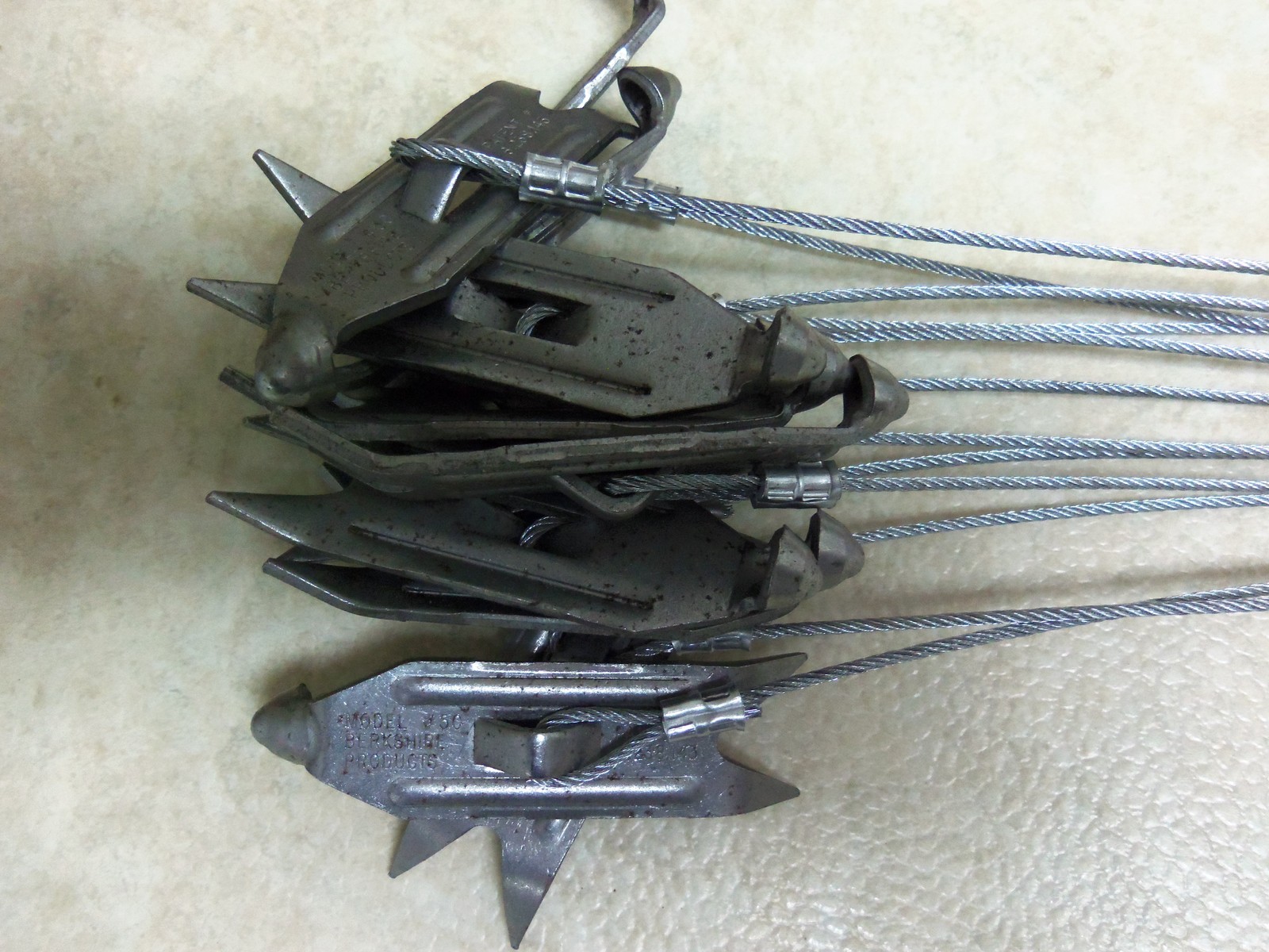 12 Soft Ground Berkshire Stakes W/ 18" 3/32nd Cable Earth Anchors ...