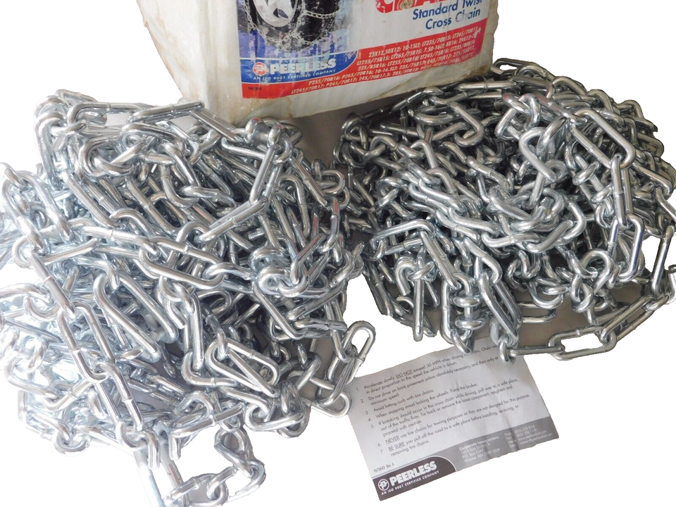 Peerless Standard Twist Cross Chain Truck Tire Snow Chains 0321010 ...