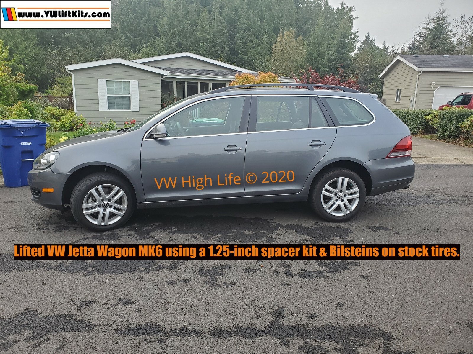 Lift Kit for VW Golf Sportwagen Jetta Wagon Estate MK5 MK6 1.25 inch ...