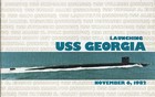 USS Georgia SSBN 729 Launching Ceremony Program 1982 | eBay