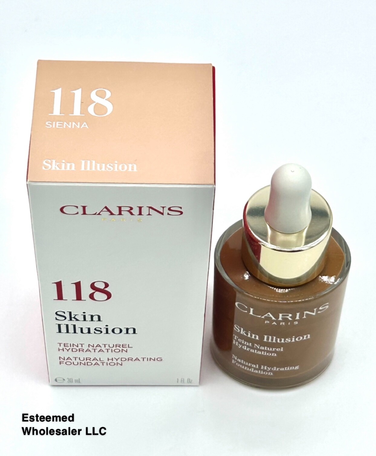 CLAINS Skin Illusion Natural Hydrating Formula 118 Sienna 1oz | eBay