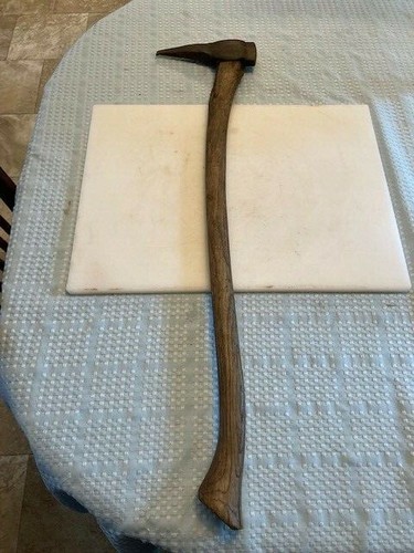 Rare Antique Log/ Mine Pick Axe Hammer. Hooked Nose. | eBay