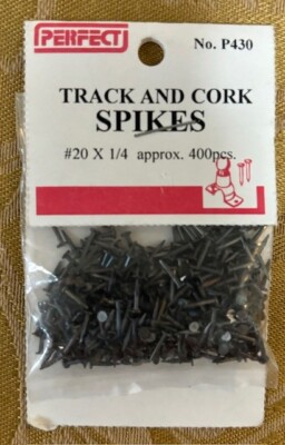 PERFECT #P430: #20 x 1/4 Track & Cork Spikes (Approx. 400 pcs.) | eBay