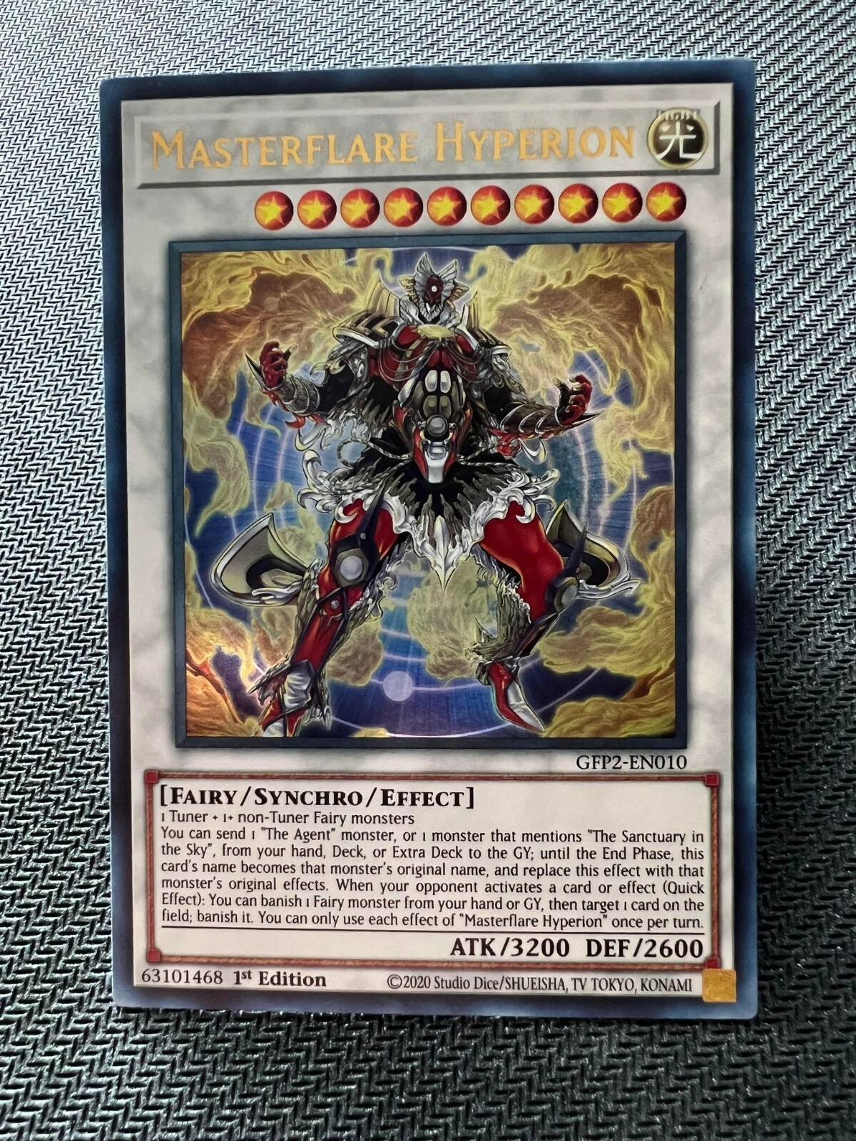 Masterflare Hyperion GFP2-EN010 Ultra Rare YuGiOh | eBay