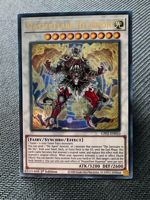 Masterflare Hyperion GFP2-EN010 Ultra Rare YuGiOh | eBay