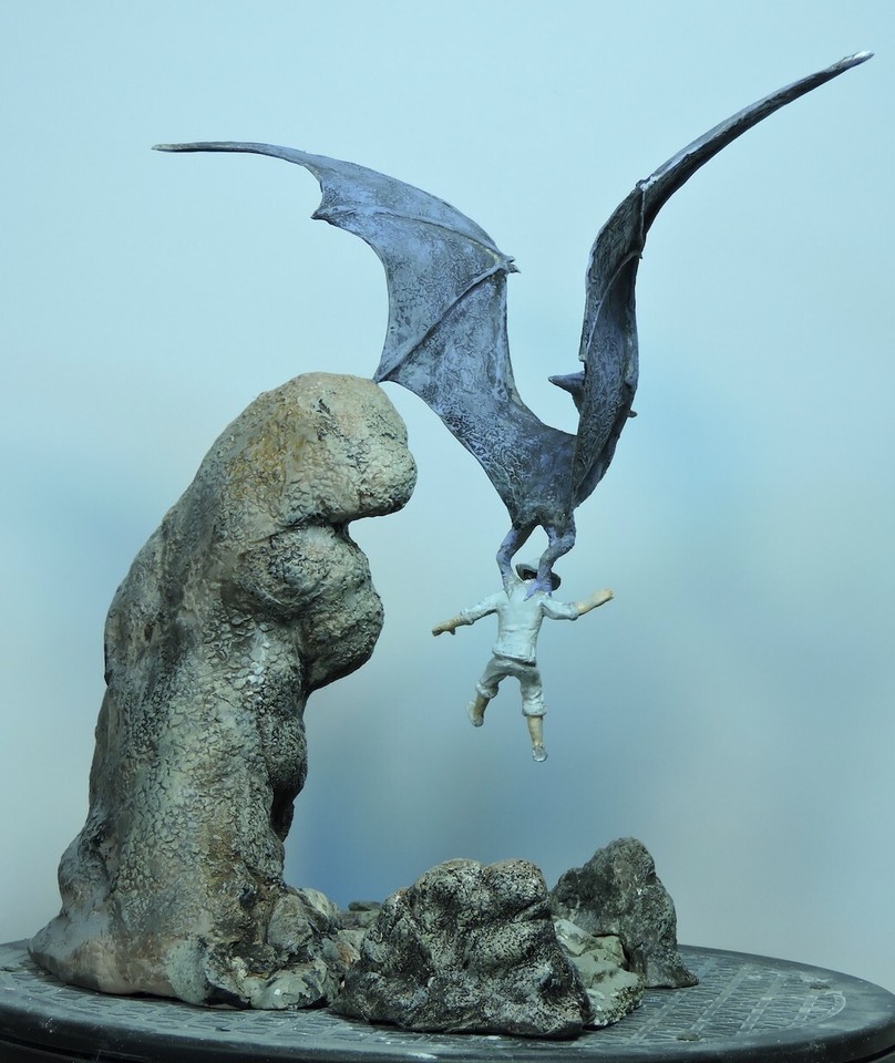 Pterodactyl from 'The Valley of Gwangi' Gwangi resin model kit by Joe ...