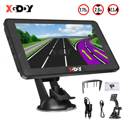 XGODY 886 7'' Car Truck GPS SAT NAV 16GB+256MB UK & EU Free Lifetime ...