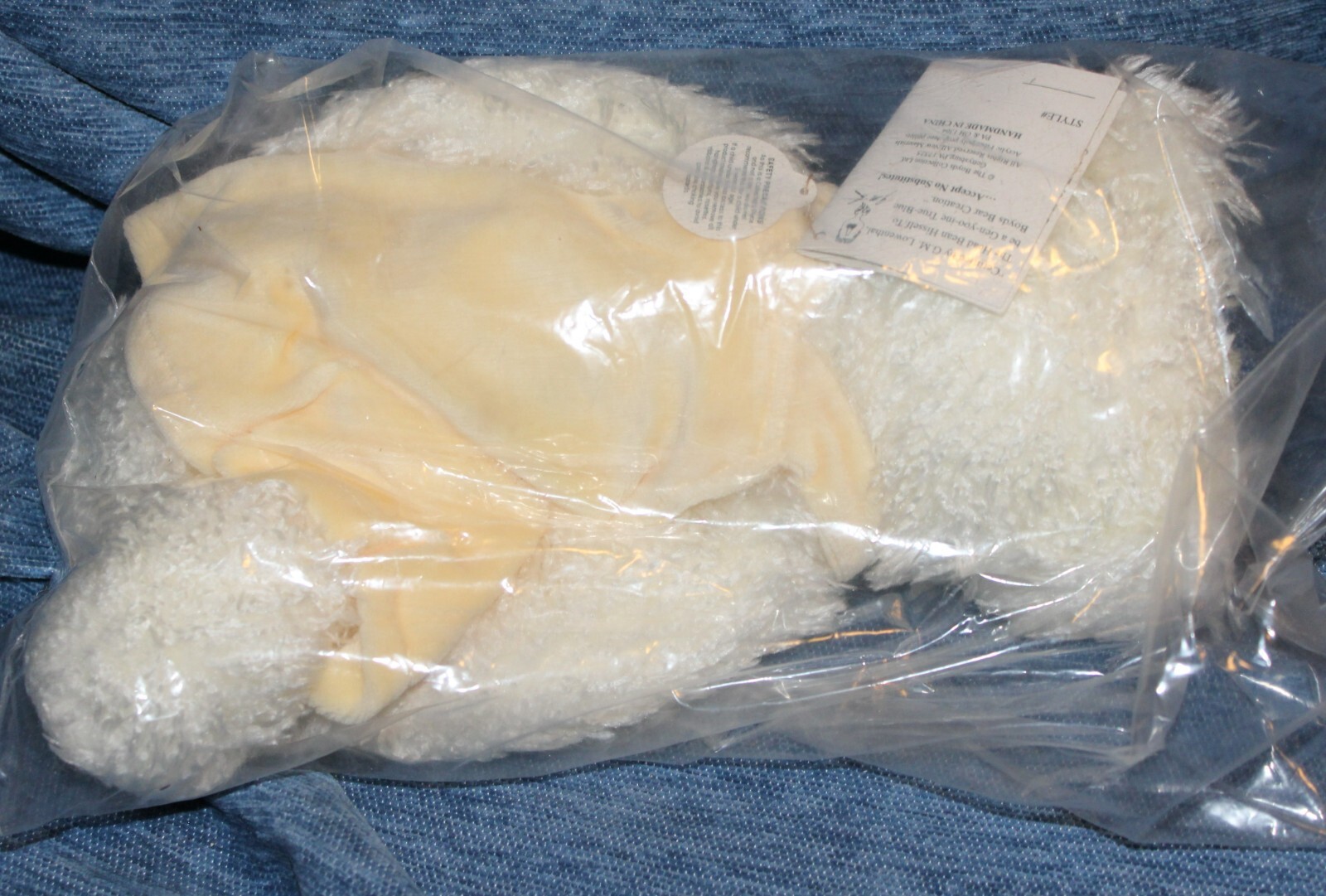 Boyd's 12" Lula B. Lightfoot White Plush Bear New Sealed Bag 93157V QVC ...