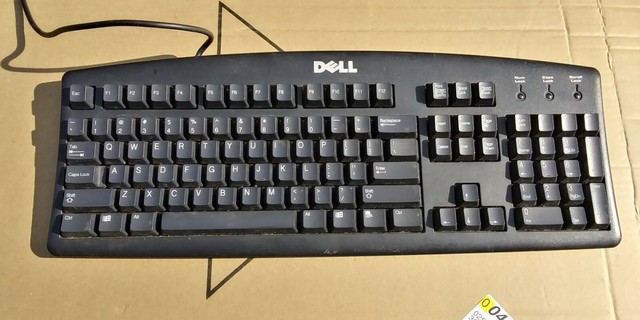 Dell Rt7d20 Ps/2 Keyboard Wired Black QWERTY Layout 104-keys 4N45A ...
