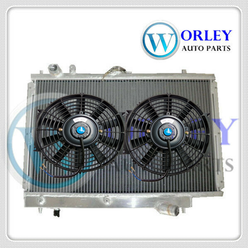 Aluminum Radiator For Mazda 323 GTX GTR FORD TX3 familia Protegé 1989 ...