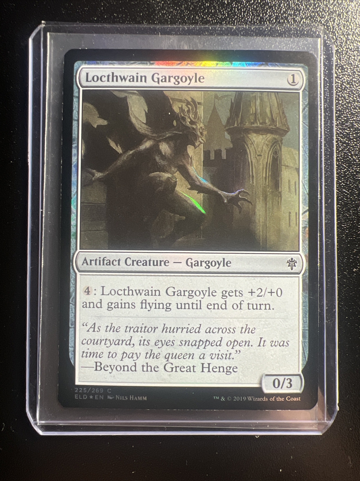 Locthwain Gargoyle Throne of Eldraine ELD MTG NM English Foil | eBay