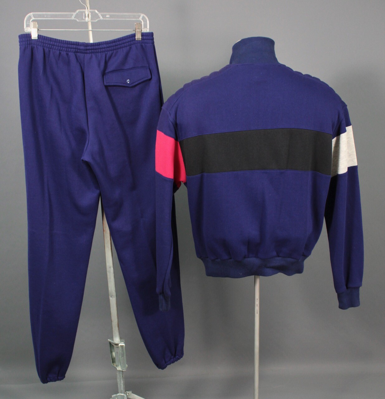 Mens NOS 1980s Speedo Tracksuit Med 80s Vtg Blue & Gr… - Gem