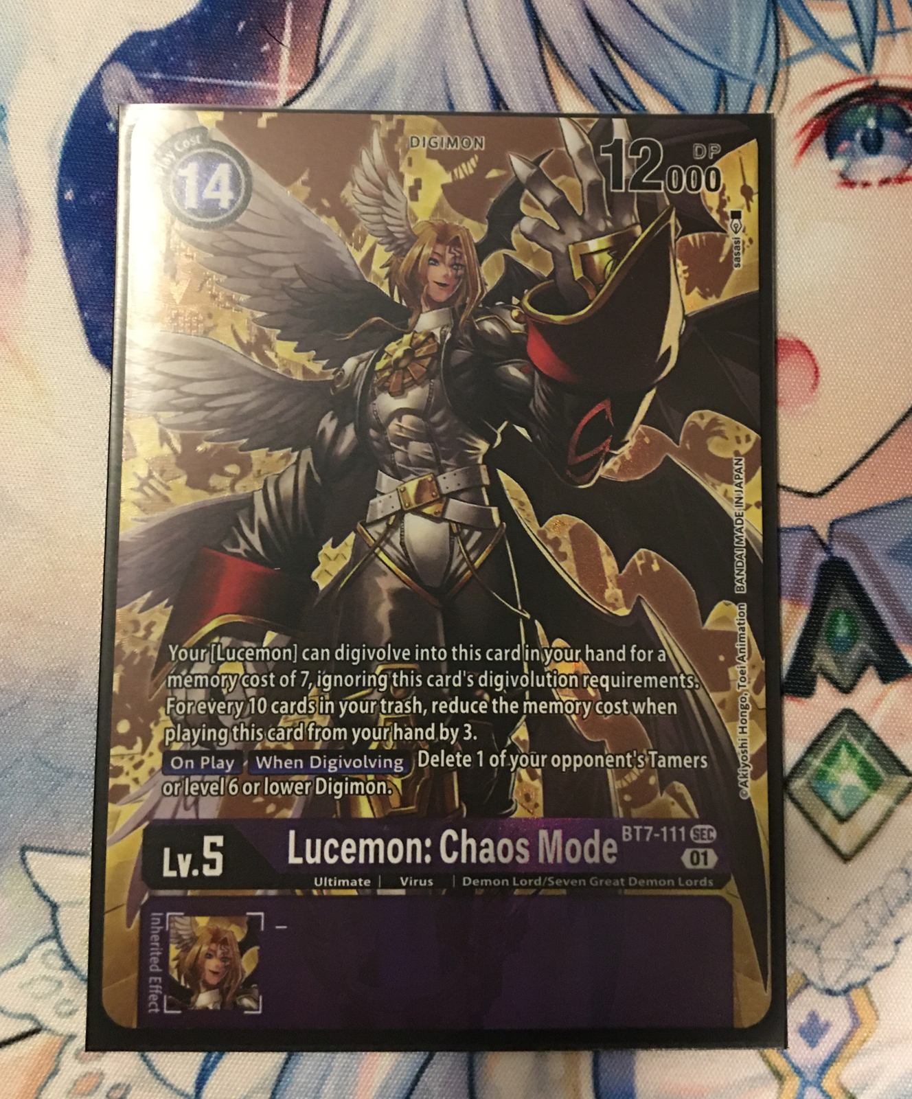 Digimon TCG Lucemon: Chaos Mode AA (3x) - munimoro.gob.pe