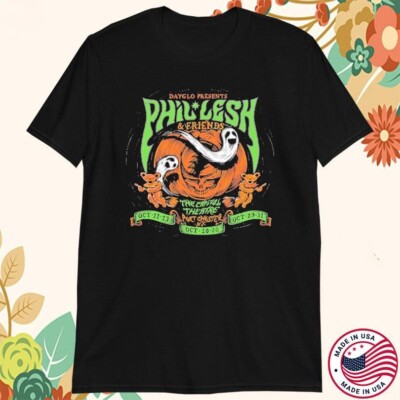Phil Lesh And Friends Dayglo Halloween Black unisex S-234XL shirt E779 ...
