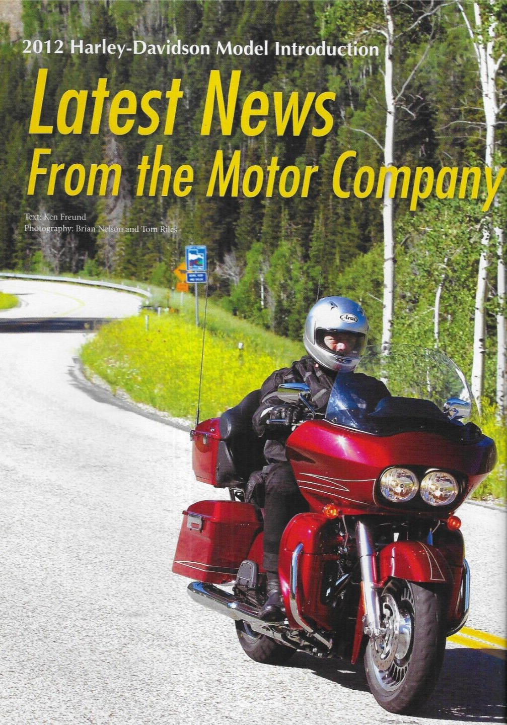 Road Runner Motorcycle Magazine Touring Travel Kansas California ...
