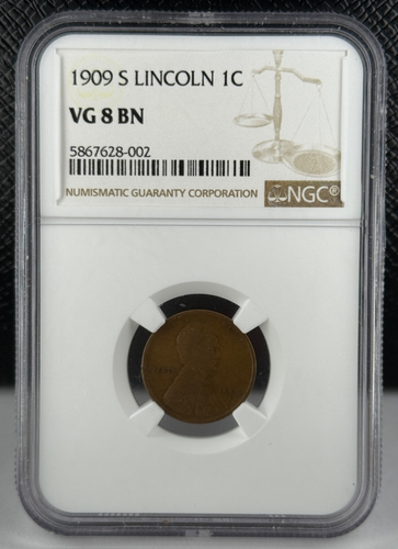 1909-S Lincoln Cent NGC VG 8 BN | eBay