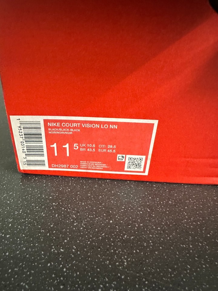 Nike Court Vision Low Trainers UK 10.5 | eBay UK