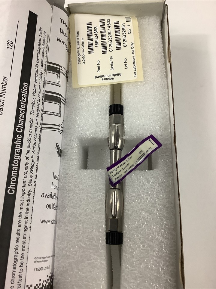 Waters XBridge Amide Column 3.5 µm, 3.0X50mm 186004863 | eBay