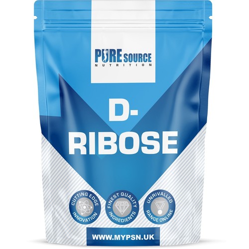 D-Ribose Powder Chronic Fatigue ATP Fuel Energy Boost VEGAN Powder 100g ...