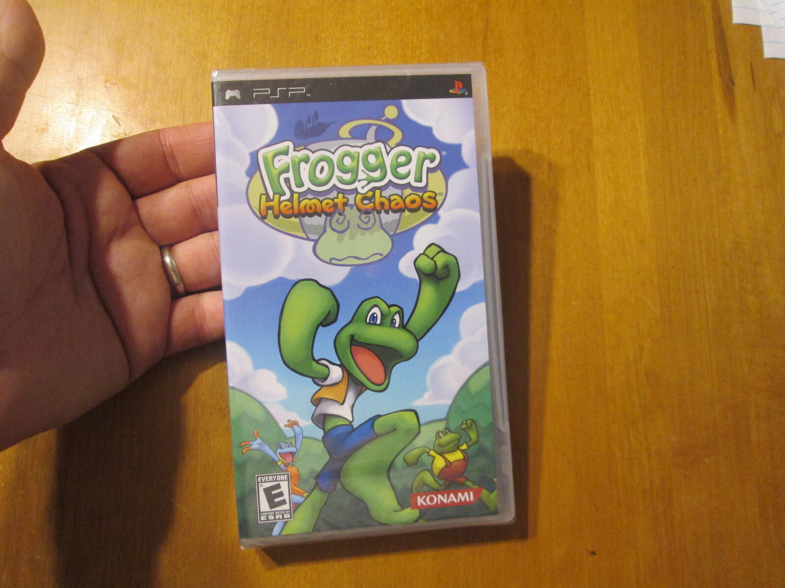 FROGGER HELMET CHAOS PSP Sony PlayStation KONAMI NEW FACTORY SEALED ...