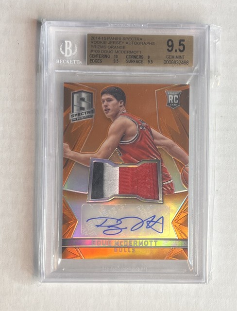 2014-15 Panini Spectra - Rookie Jersey Autographs Orange Prizm #109 ...