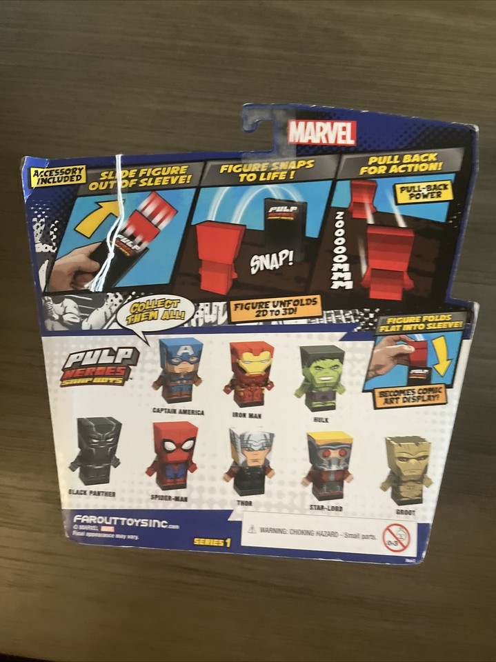 Pulp Hero Snap Bots - Marvel Guardians of The Galaxy Groot - Brand New ...