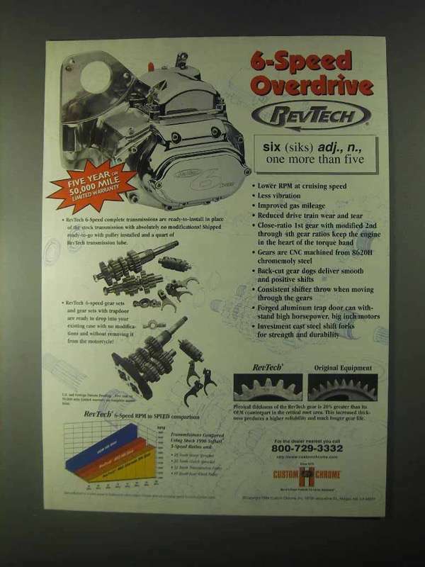 1999 RevTech 6-Speed Overdrive Ad! | eBay