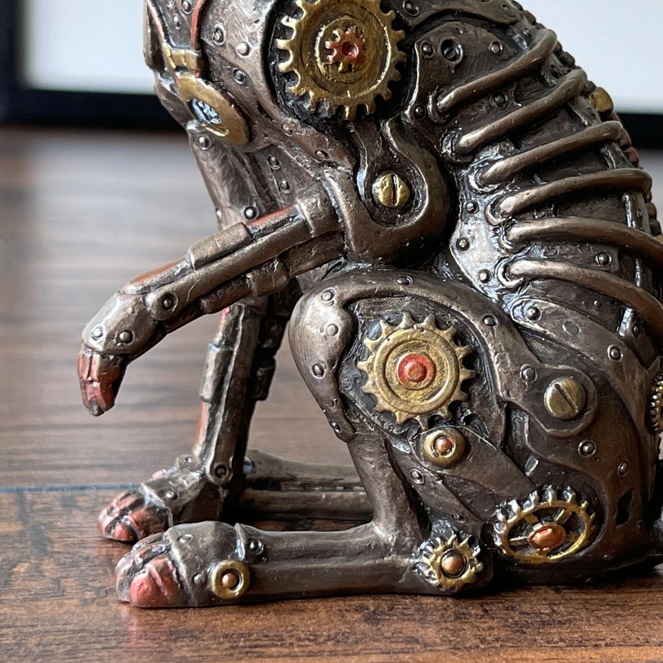 Custom Made Steampunk Jack Rabbit Asymmetrical Sculpture Figurine ...