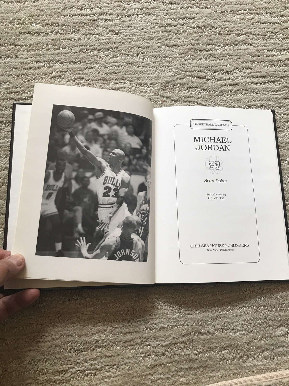 #23 Basketball Legends book Michael Jordan By Sean Dolan Used Hard ...