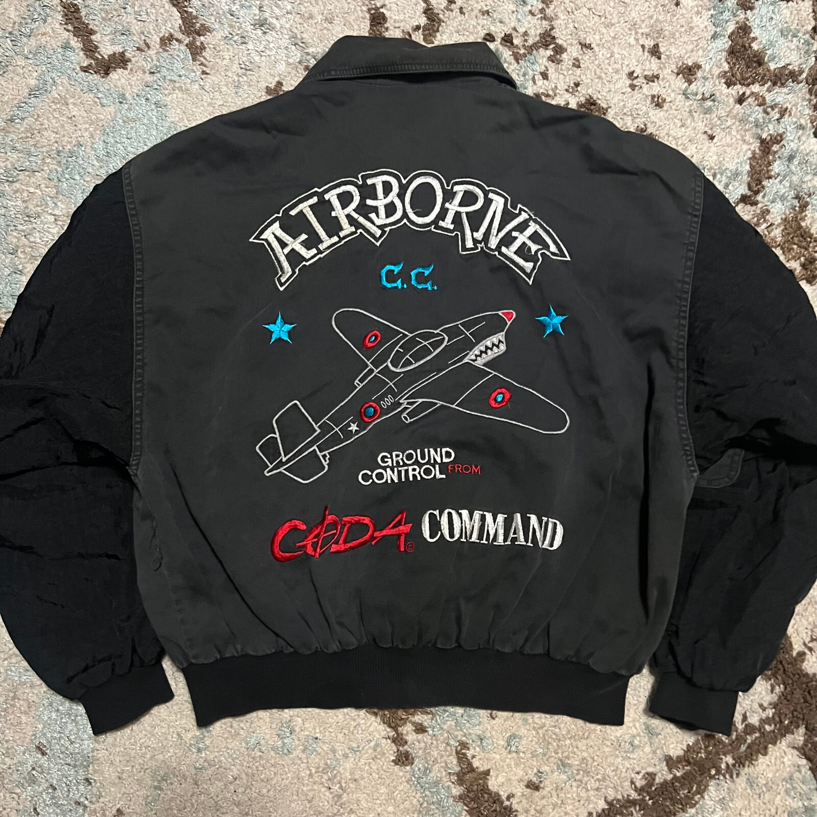 Vintage CODA Command Airborne Pilot Bomber Jacket Siz… - Gem