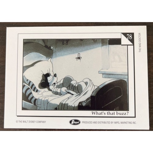 1991 Impel Walt Disney Trading Cards #78 The Mad Doctor What's The Buzz? | eBay