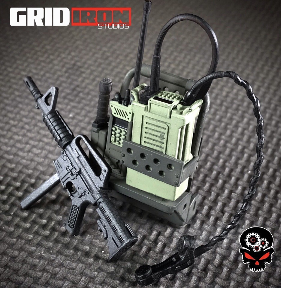 1:12 RTO RADIO PACK SET For G.I. Joe Classified BREAKER 6” Action ...