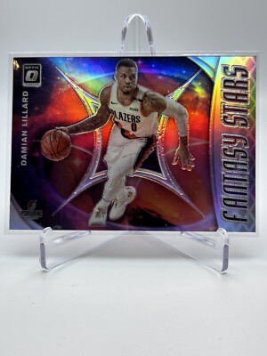Damian Lillard SILVER OPTIC HOLO SP - 2019-20 Panini Optic FANTASY ...