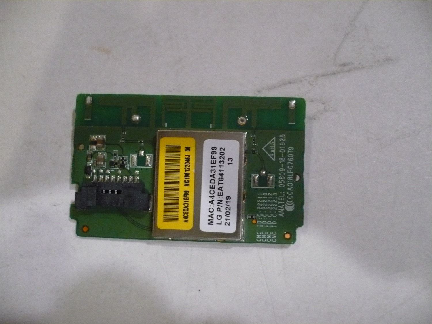 LG 49UM6900PUA TV WIFI MODULE EAT64113202 / LGSWFAC81 | eBay