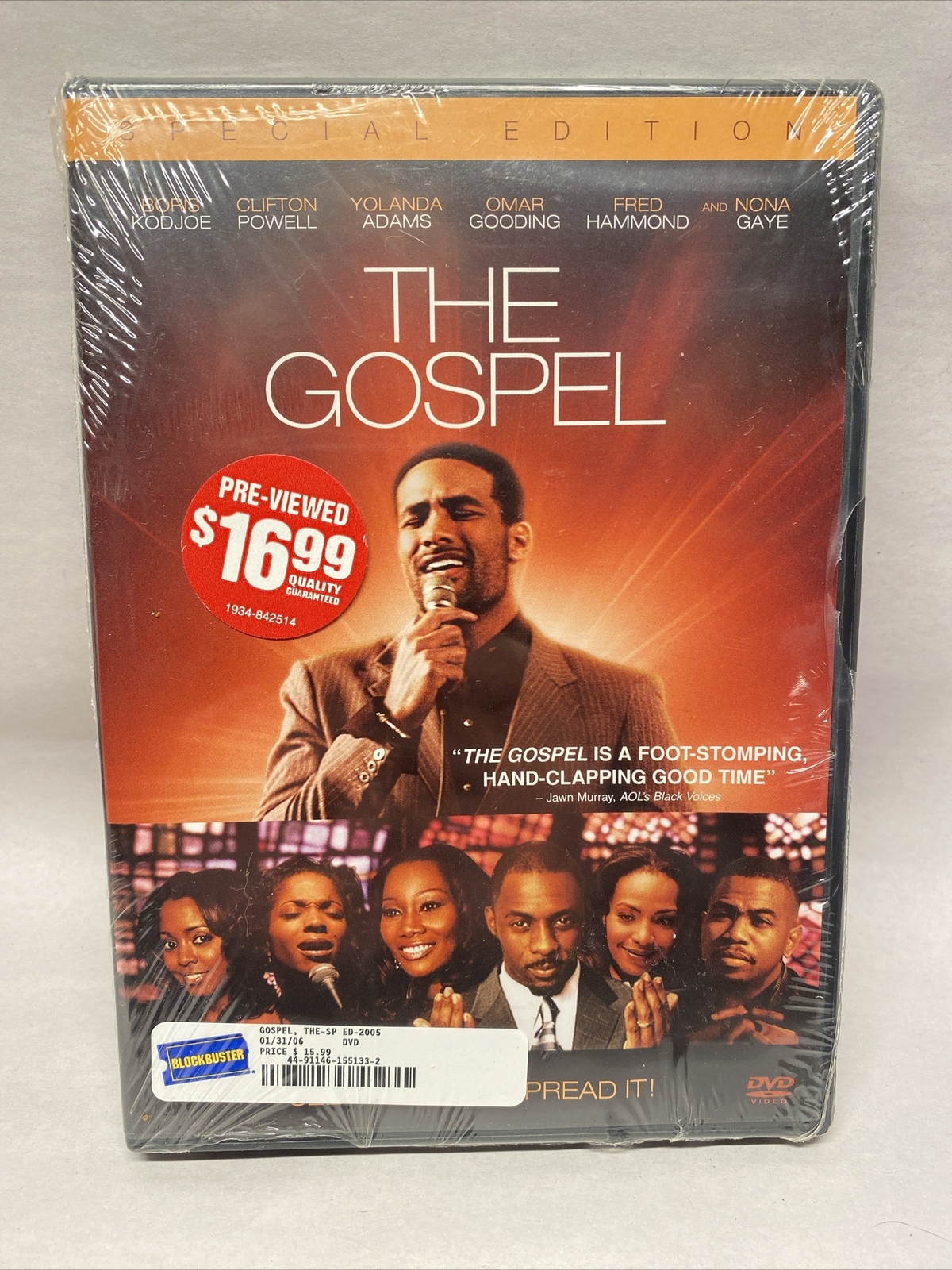 The Gospel - DVD - Pre-viewed Blockbuster Sealed | eBay