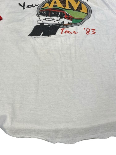 Vintage 1983 Alabama Band T-Shirt Men's XL The Closer You Get Raglan ...