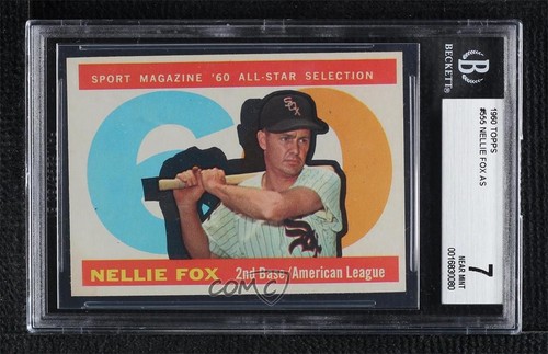 1960 Topps High # Nellie Fox #555 BGS 7 HOF | eBay
