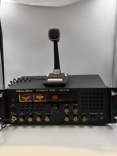 Galaxy Saturn CB Radio Base Station - Rare With Desk Mic Powers On ...