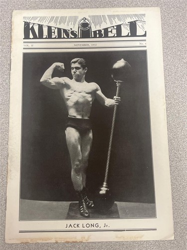 KLEIN'S BELL bodybuilding muscle magazine JACK LONG Jr. 11-32 Vol. 2 #6 ...