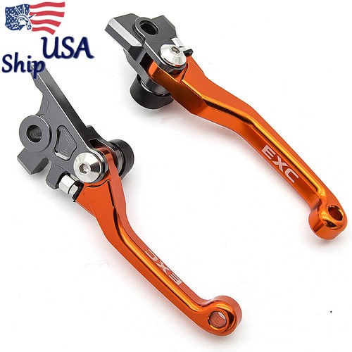 CNC Dirt Clutch Brake Levers Logo EXC & Gray Bar Grips For 525EXC ...