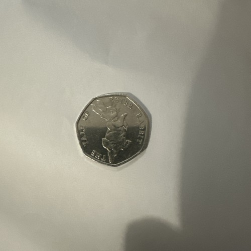 2017 The Tale of Peter Rabbit Beatrix Potter 50p Fifty Pence Coin ...