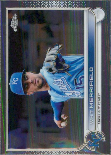 2022 Topps Chrome #154 Whit Merrifield Kansas City Royals Baseball Card ...