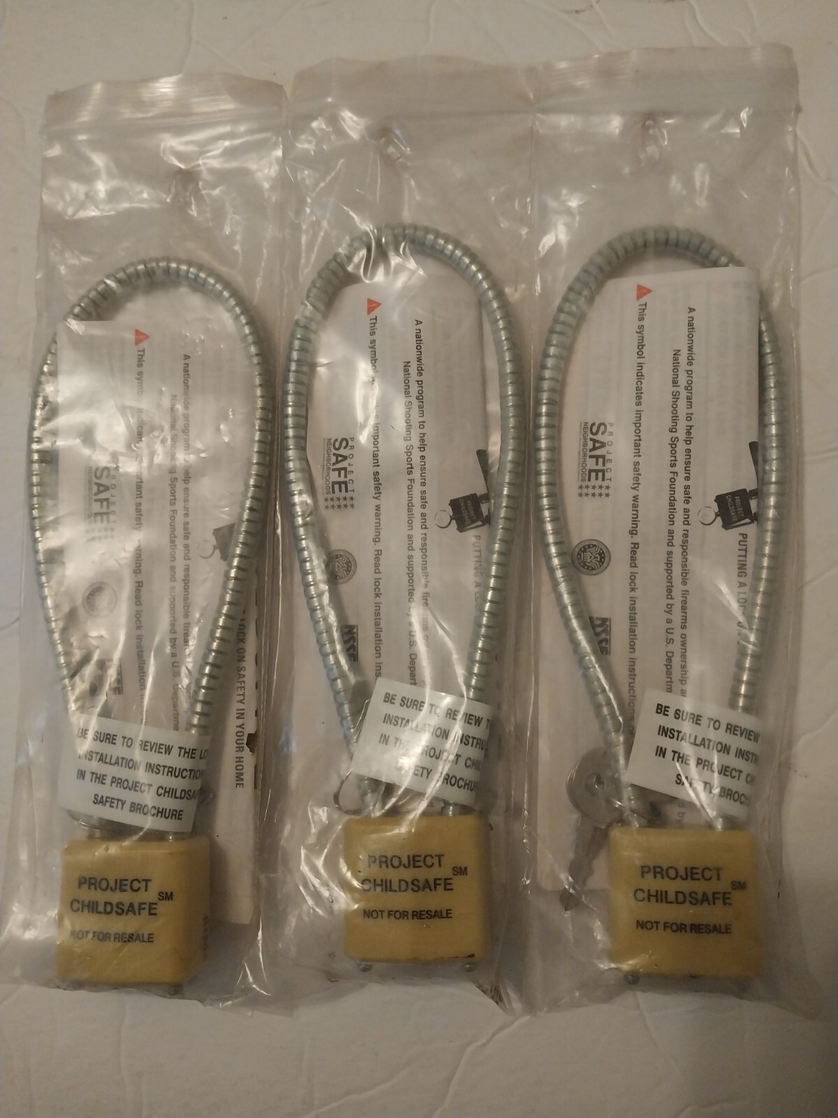 Project ChildSafe gun locks (lot of 3) Child Safe | eBay