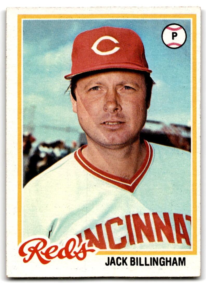 1978 Topps Jack Billingham Cincinnati Reds #47 | eBay