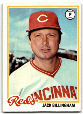 1978 Topps Jack Billingham Cincinnati Reds #47 | eBay