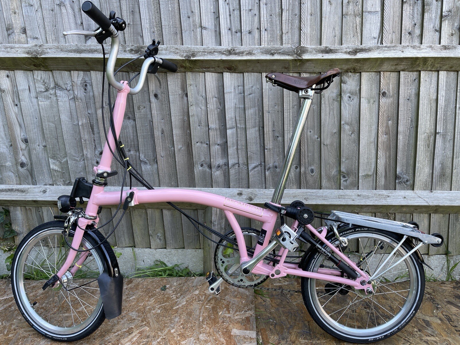 Brompton Pink Folding Bike - Folding Bikes 4U - Folding Bikes 4U