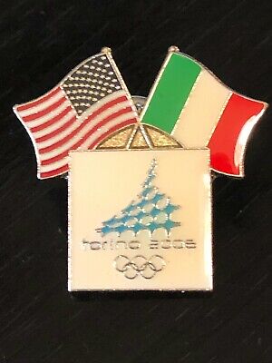 Vintage Collectible Torino Olympics 2006 Color Metal Pin Back Lapel Pin ...