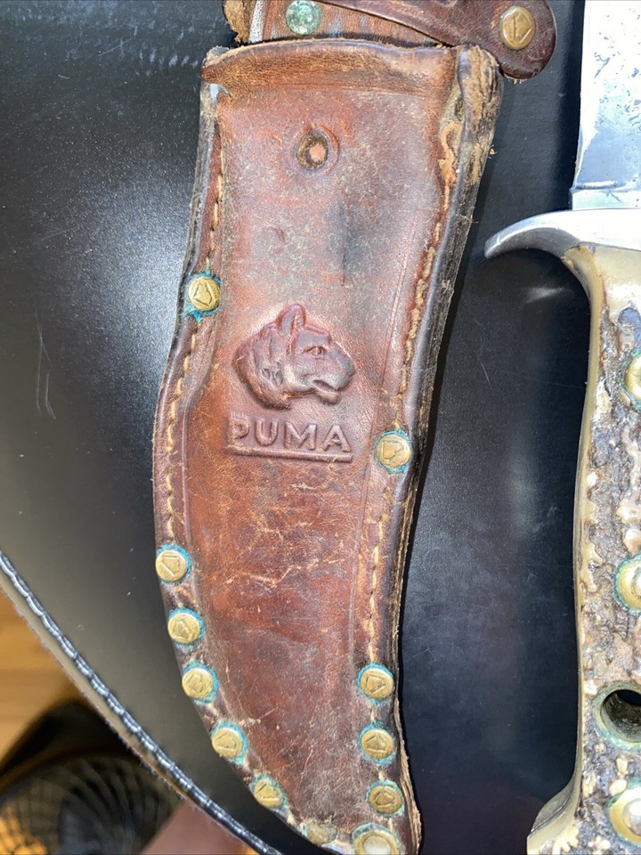Vintage Puma Skinner Knife 6393 With Sheath | eBay