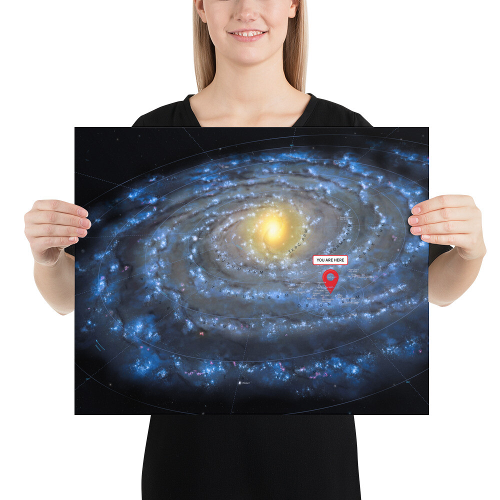 Milky Way Galaxy Map National Geographic